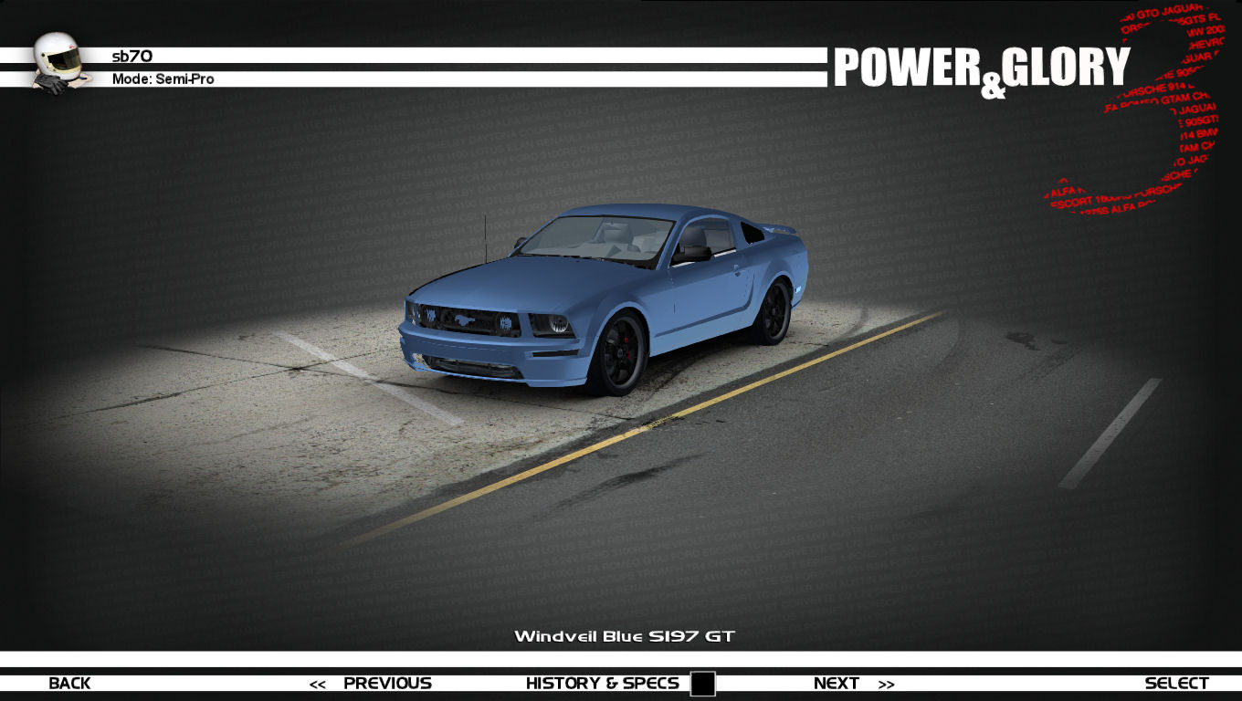 s197 mustang custom build : r/GTR2